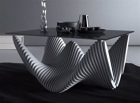Parametric Coffee Tablesparametric Tableparametric Furnitureparametric Art Parametric Design