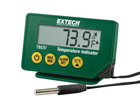 Extech Tm20 Waterproof Temperature Indicator With Stainless Steel Probe