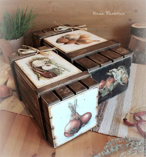 Набор ящиков для овощей 2 в интернет магазине на Ярмарке Мастеров Ящики Волгодонск доставка