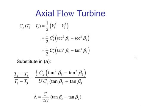 Axial Flow Turbine Ppt