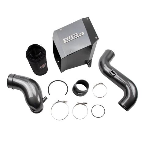 Wehrli 100303 4 Inch Cold Air Intake Kit With Air Box And Intake Horn