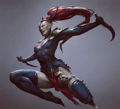 Drukhari Art By Misha Savier 40k Gallery