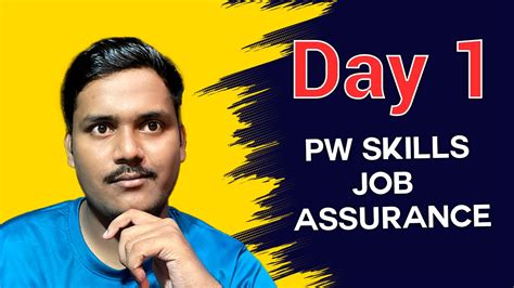 Full Stack Job Assurance Program By Pw Skills Day 1 Pwskills Pwskillsjobassurance Youtube