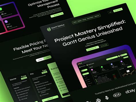 SaaS Website Landing Page UI Design Behance SaaS Website Landing Page UI Design Behance