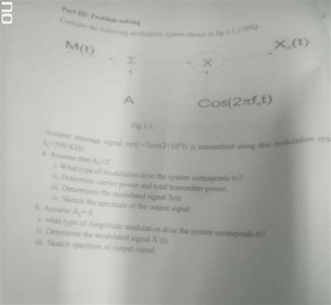 Part III Problem Solving Consider The StudyX