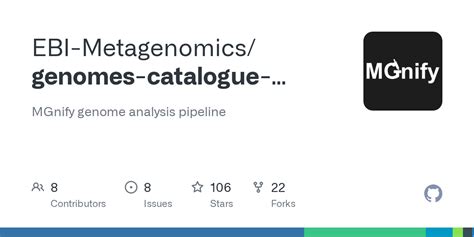 Github Ebi Metagenomicsgenomes Catalogue Pipeline Mgnify Genome Analysis Pipeline