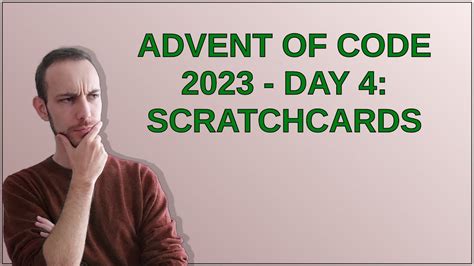 codereview advent of code 2023 day 4 scratchcards youtube