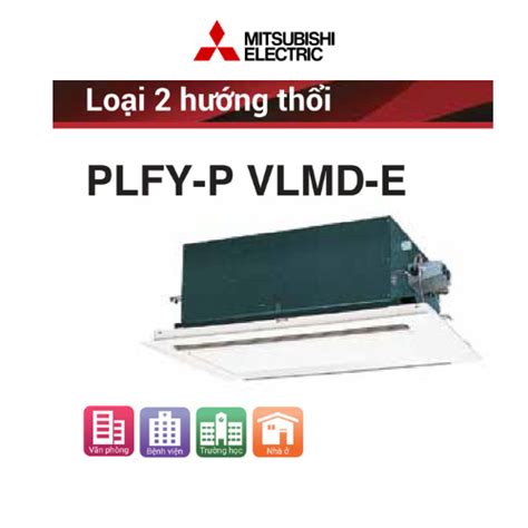 Dàn Lạnh Cassette âm Trần Mitsubishi Electric Plfy P Vlmd Máy