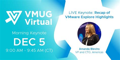 mikhail zuskov on linkedin vmug virtual december with keynote speaker amanda blevins