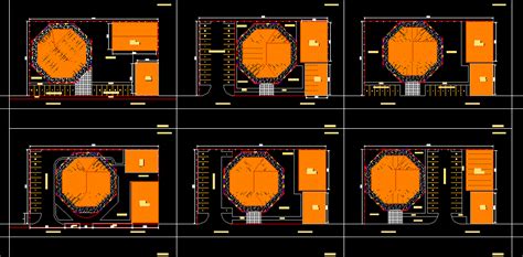 Church Building Octagonal Dwg Block For Autocad Designs Cad