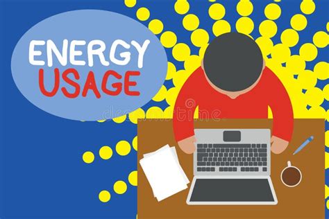 Word Writing Text Energy Usage Business Concept For Amount Of Energy