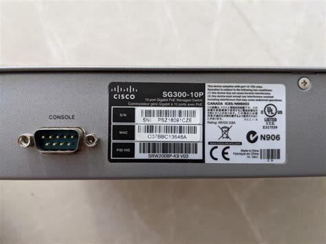 Cisco 10 Port Gigabit Poe Managed Switch Sg300 10p Computers And Tech Parts And Accessories