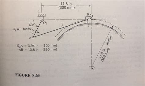 Solved Referring To Figure 8 63 Use An Acceleration Polygon