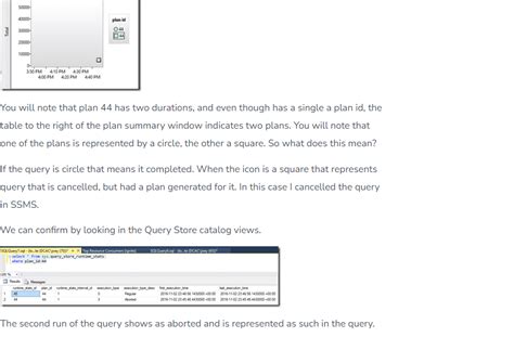 What Does It Mean When Query Store Tracked Queries Shows The Same Plan Id Twice