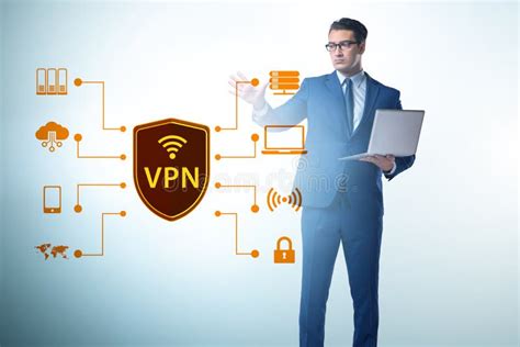 Virtual Private Network Vpn Cyber Concept Stock Image Image Of Data