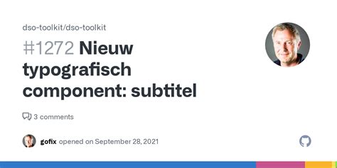 nieuw typografisch component subtitel · issue 1272 · dso toolkit dso
