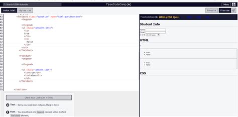 Learn Accessibility By Building A Quiz Step 27 Html Css The Freecodecamp Forum