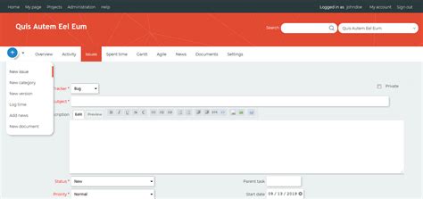Theme List Redmine