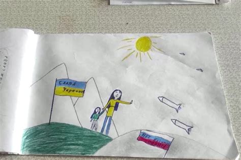Russian Girl Who Drew Anti War Picture Leaves Orphanage With Mother