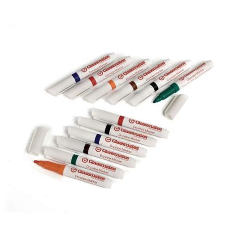 Classmates Whiteboard Marker Assorted Chisel He281131 Markers