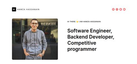 Github Hamzahassanainhamza Hassanian Website A Personal Website I Use As Mine Anyone Else