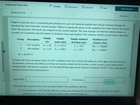 solved assignment score 82 collapse resources give up
