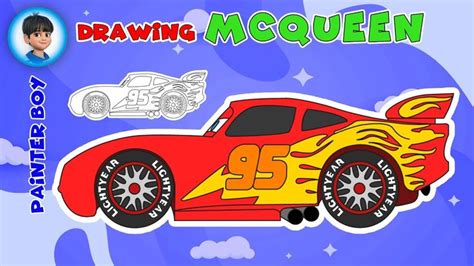 Learn To Draw Lightning Mcqueen Disney Pixar Car Cars 2 Disney