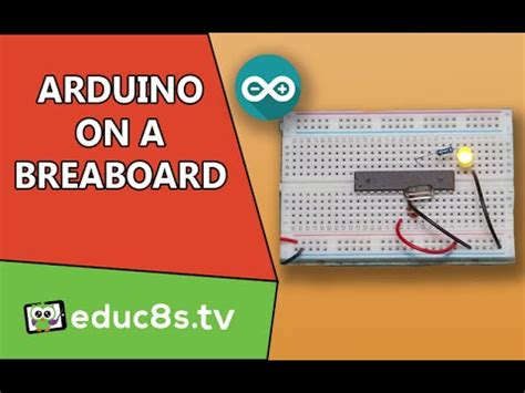 Arduino Uno ATMEGA328P On A Breadboard Tutorial DIY Project Easy Guide YouTube