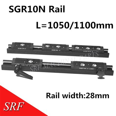 직사각형 롤러 선형 가이드 레일 Sgr10n 길이 10501100mm Sgb10n 휠 포함 Cnc 부품용 슬라이드 블록 1 개선형가이드 Aliexpress
