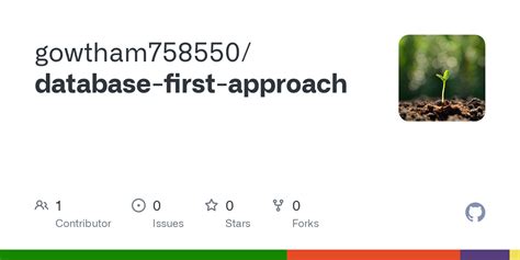 GitHub Gowtham758550 Database First Approach