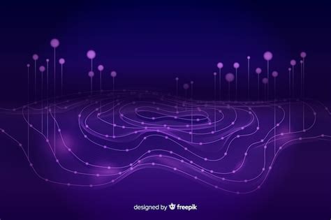 Free Vector Background Abstract Big Data Concept