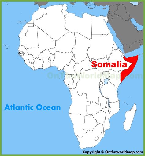 Somalia Location Map