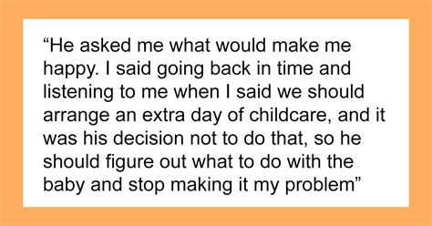 Man Refuses To Hire A Nanny Because His Mom Wouldnt Like It Jeopardizes Wifes Career