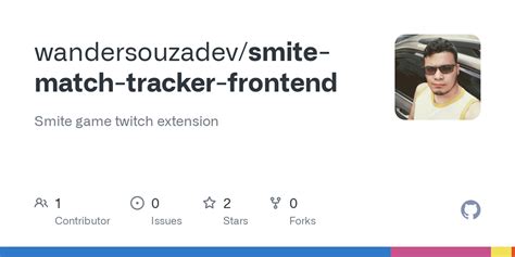 Github Wandersouzadevsmite Match Tracker Frontend Smite Game Twitch