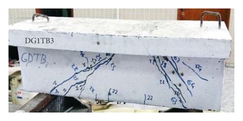 Crack Pattern For Directly Loaded Beam Dgtb Download Scientific Diagram