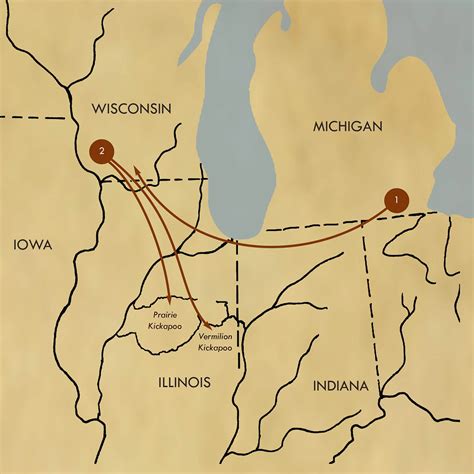 Kickapoo River Wisconsin Map Kickapoo River In Wisconsin