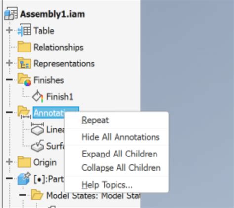 Show Hide All Annotations In Assembly Autodesk Community