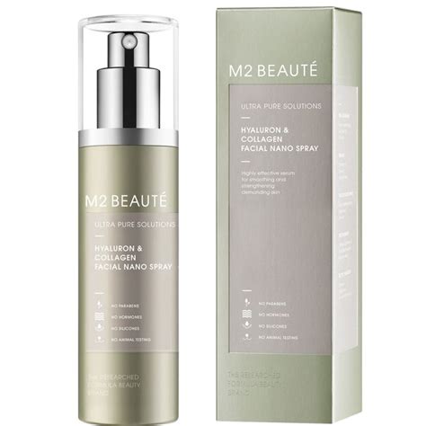 M2 Beauté Hyaluron And Collagen Facial Nano Spray 75 Ml Delivery Within