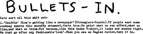 Extract From Page 2 Of Sniffin Glue Issue 10 1977 Download Scientific Diagram