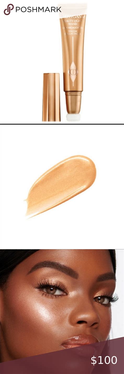 Nib New Charlotte Tilbury Glowgasm Beauty Light Wand Goldgasm Easy