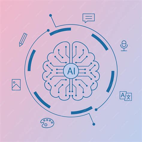 Premium Vector Flat Vector For Generative Ai Concept Artificial