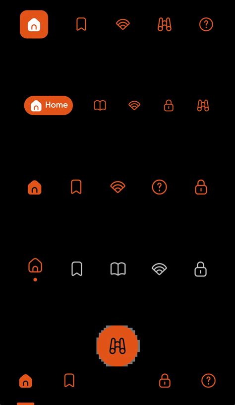 Mobile Bottom Navbar UI By Econev Behance