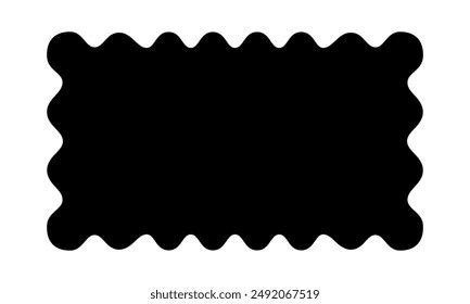 881 Scalloped Rectangle Stock Vectors And Vector Art Shutterstock
