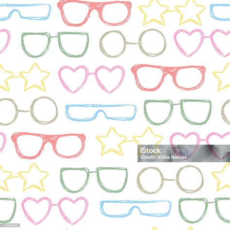 Sunglasses Pattern Simple Illustration Of Sunglasses Pattern For Web