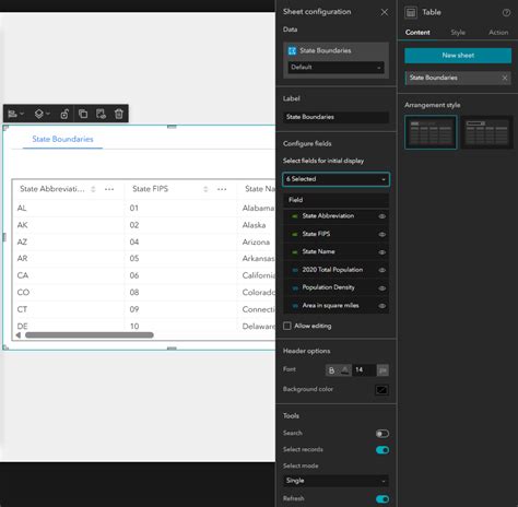 Allow Users To Edit Data Directly In A Table In Experience Builder Geospatial Training Services