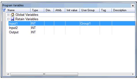 Variable Based Advanced Ladder