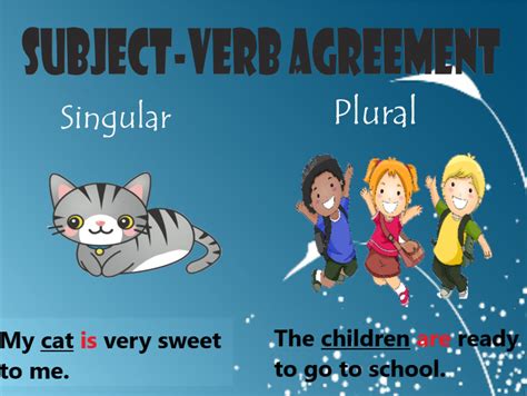 Subject And Verb Agreement Teaching Resources