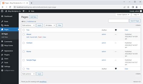 Cara Membuat Template Wordpress Sendiri Mulai Dari Nol Bagian 4 Menu