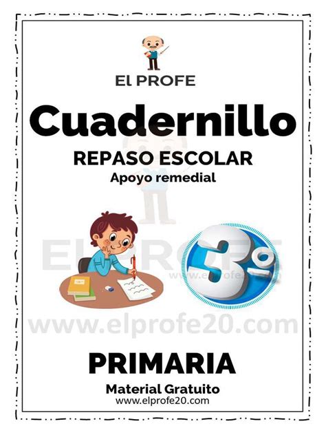 Cuadernillo Repaso Escolar Tercer Grado Pdf