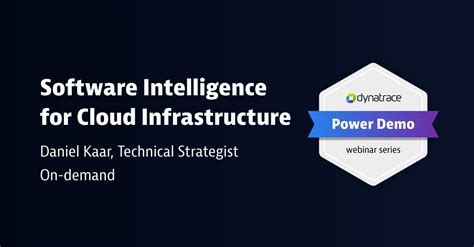 Dynatrace On Linkedin Power Demo Software Intelligence For Cloud Infrastructure Video
